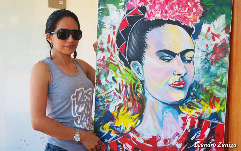 Verónica Granados, la pintora que va tras sus sueños