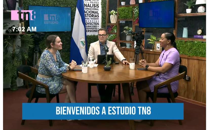 Entrevista a las compañeras Mara Stotti y Anasha Campbell en el Programa Estudio TN8