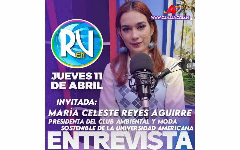 María Celeste Reyes Aguirre, Estudiante y Modelo de la UAM estuvo en la Revista en Vivo de Canal 4