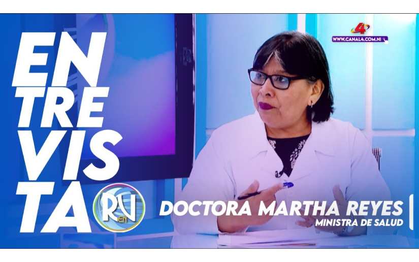 Doctora Martha Reyes en la Revista En Vivo de Canal 4