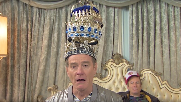 Así celebró Bryan Cranston sus 60 años en el show de Jimmy Kimmel (VIDEO)