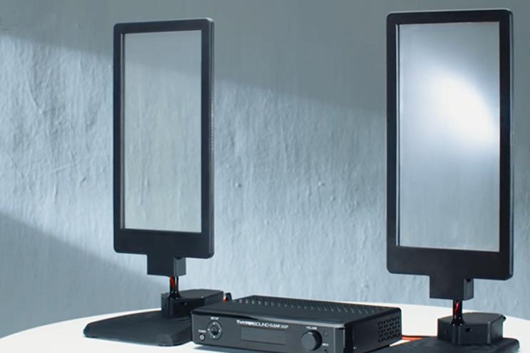 HyperSound Glass, los primeros altavoces direccionales hechos de vidrio