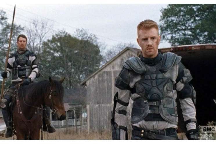 Daniel Newman en la séptima temporada de The Walking Dead