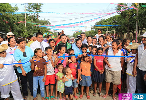 Alcaldía inaugura obras viales en Distrito VI de Managua