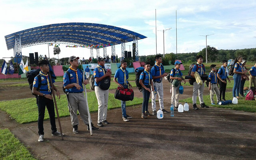 Llegan a Bluefields Scouts de todo el país