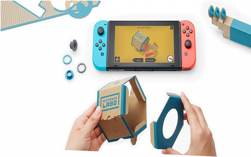 Nintendo Labo, la nueva tecnología a base de cartón