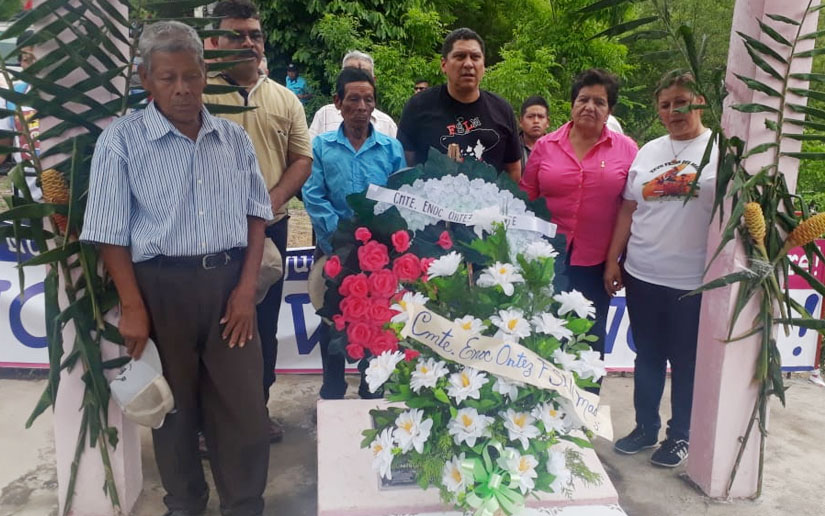 Celebran Aniversario de caída de Enoc Ortez