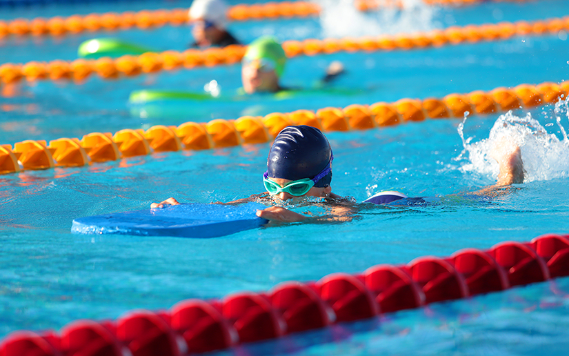 Inauguran primer torneo de natación