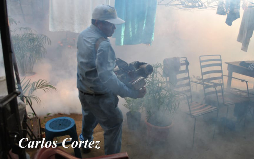 Intensa jornada antiepidémica en barrio Enrique Smith
