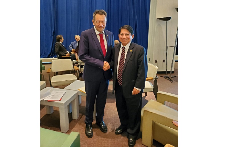 Canciller Denis Moncada sostiene reunión bilateral con el Presidente de ...