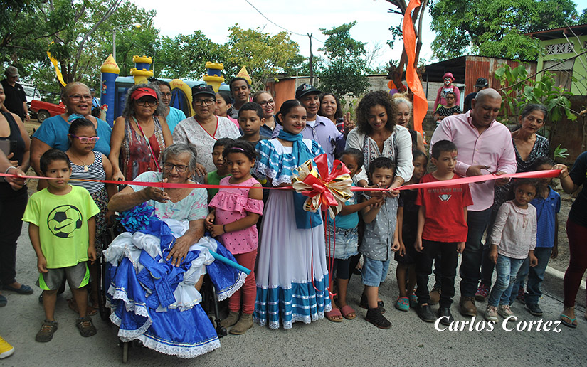 Barrio Juan Emilio Menocal del distrito II de Managua tiene calles nuevas