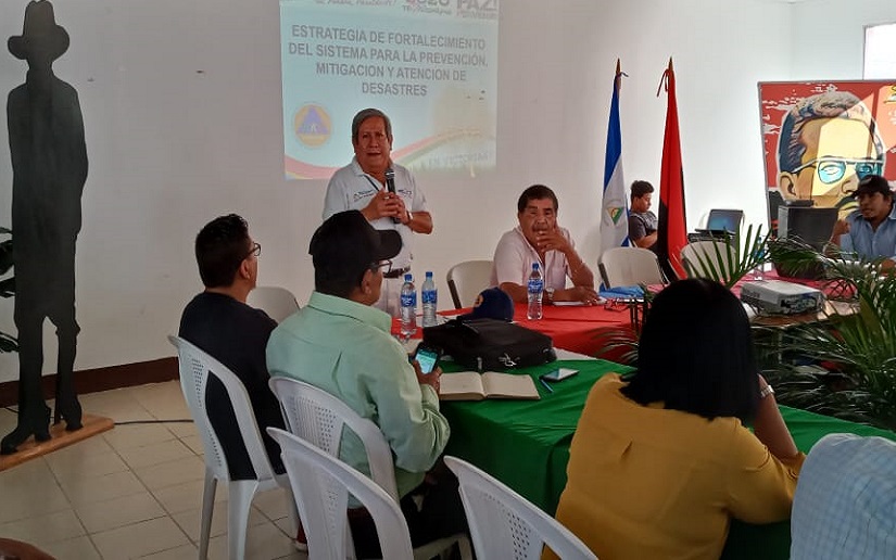 Sinapred presenta en Carazo estrategias a ejecutar en 2020