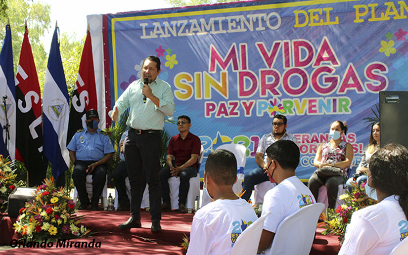 Nicaragua lanza el Plan Mi Vida Sin Drogas: Paz Patria y Porvenir