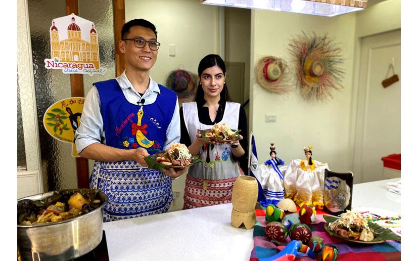 Vaho nicaragüense en Programa Ting Bistro de Taiwán