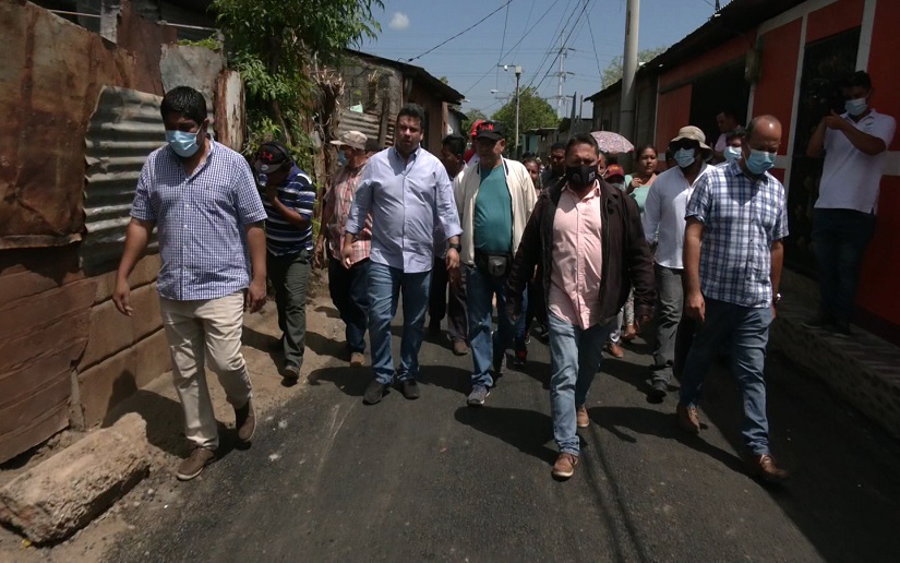 Alcaldía de Managua supervisa construcción de calles nuevas en el ...