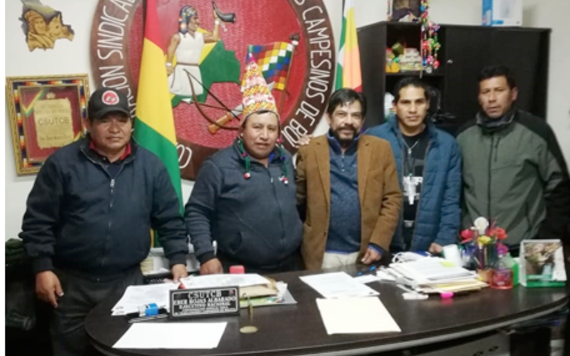 Encuentro con la Confederación Sindical Única de Trabajadores ...