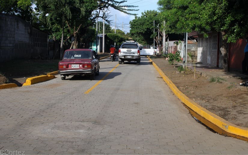 Ciudad Sandino inaugura nuevas calles adoquinadas en beneficio del pueblo