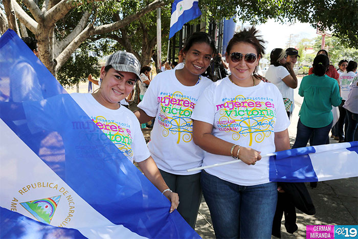 Mujeres se movilizan en Managua para celebrar reconocimiento ...