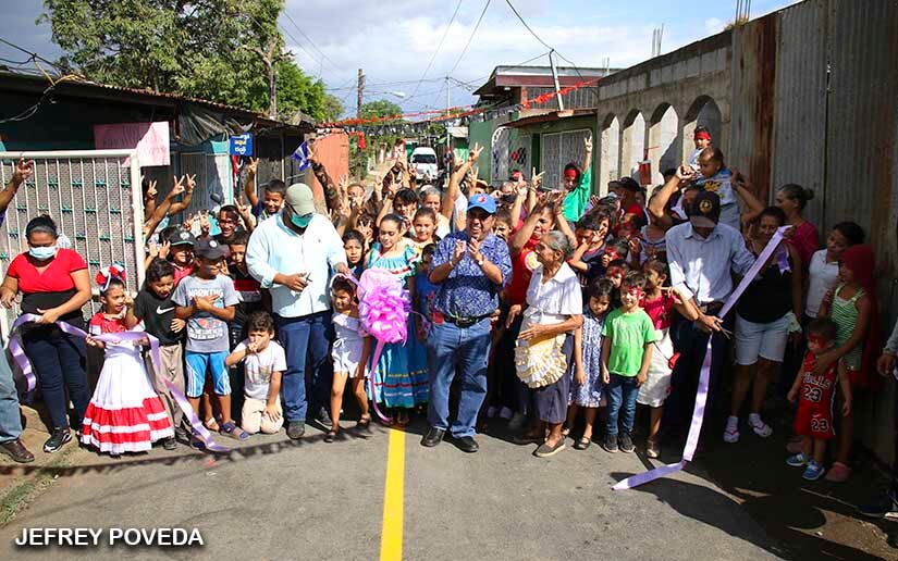 Pobladores de Waspán Norte estrenan calles nuevas