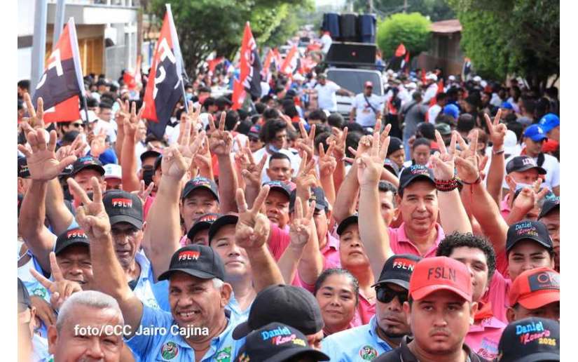 Nicaragua camina en honor a los Héroes y Mártires del Repliegue