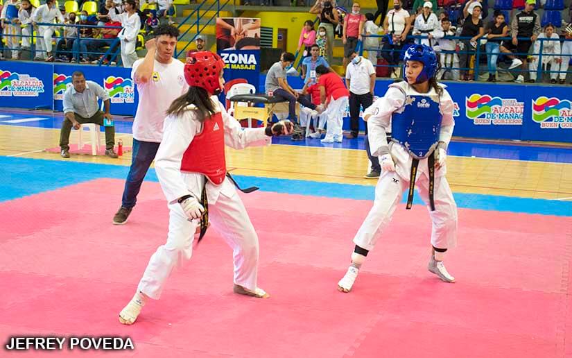 Desarrollan segunda etapa de la competencia de Taekwondo de los Juegos Juveniles