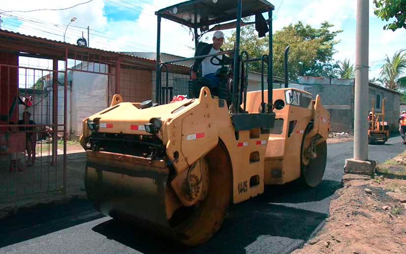 Mejoran infraestructura vial en barrio del distrito II de Managua