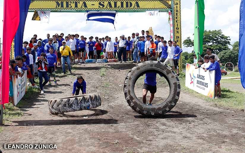 Jóvenes participan en circuito departamental de Retos Extremos Hay Patria