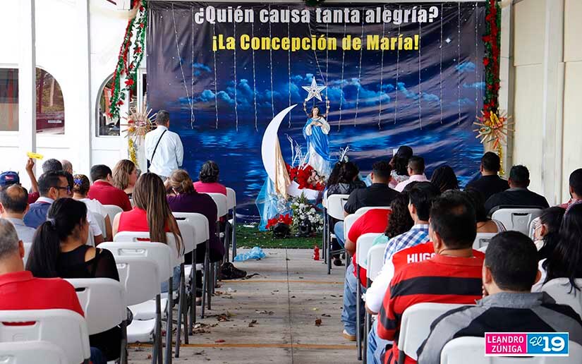 El 19 Digital celebra la novena a la Virgen María