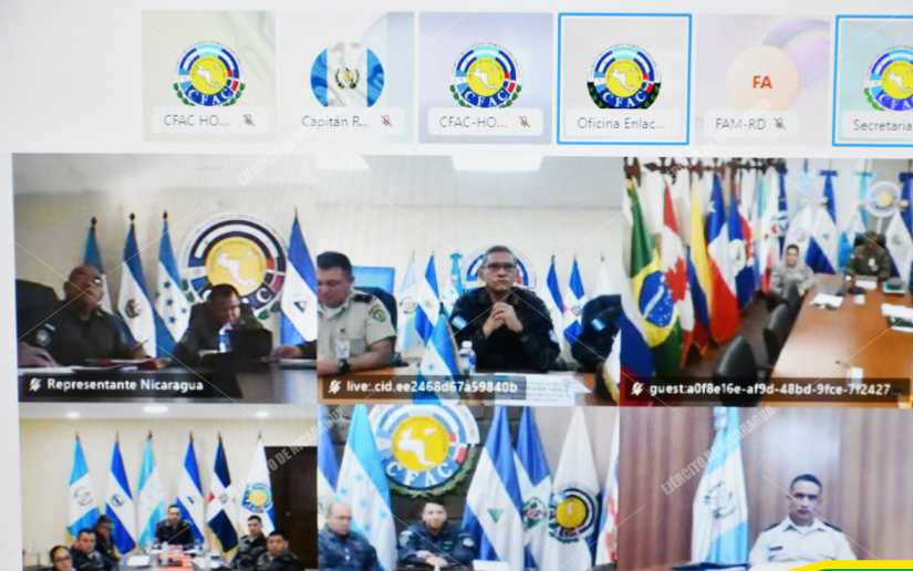 Ejército de Nicaragua participó en videoconferencia de coordinación de ...