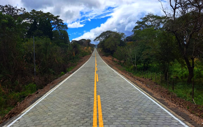 Concluyen construcción de la carretera de 15 kilómetros en Matagalpa