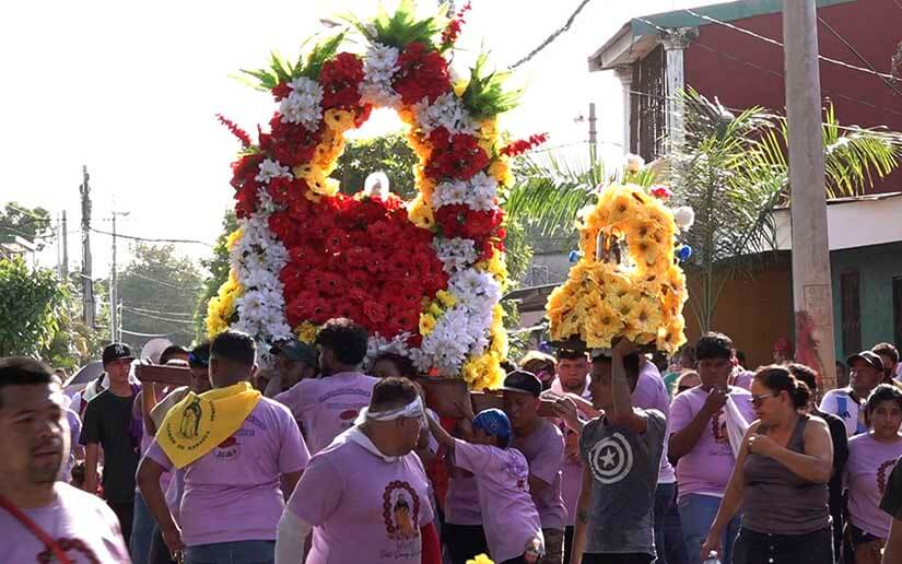 El Mocito de Santo Domingo recorre barrios Acahualinca y Santa Ana
