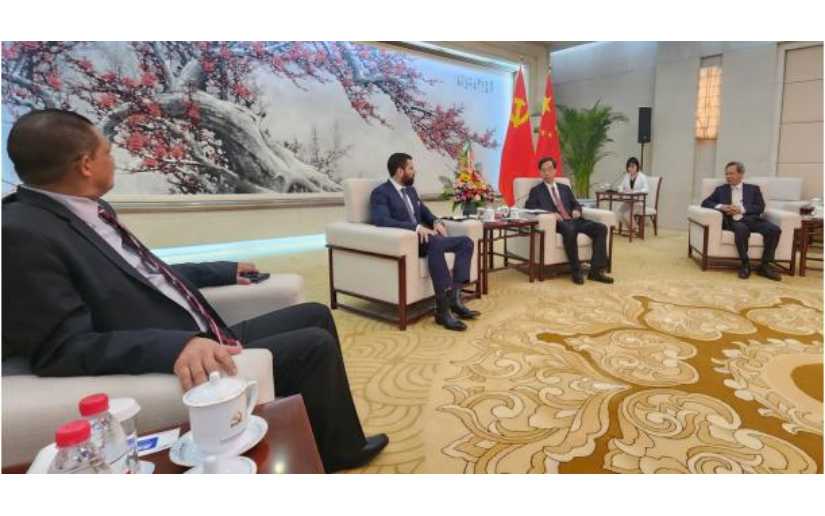 Delegación de Nicaragua sostiene reunión con viceministro del Departamento Internacional del PCCh