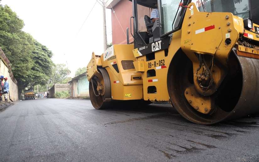 Aumenta el número de calles pavimentadas en Managua
