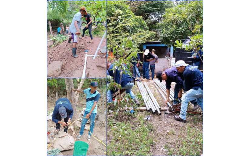 ENACAL rehabilita sistema de agua en la comunidad El Aguacate, Teustepe