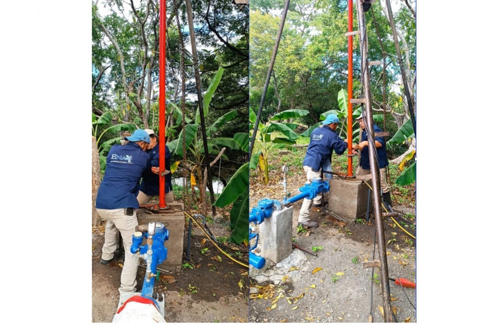 Enacal restablece el servicio de agua potable en el municipio de Teustepe