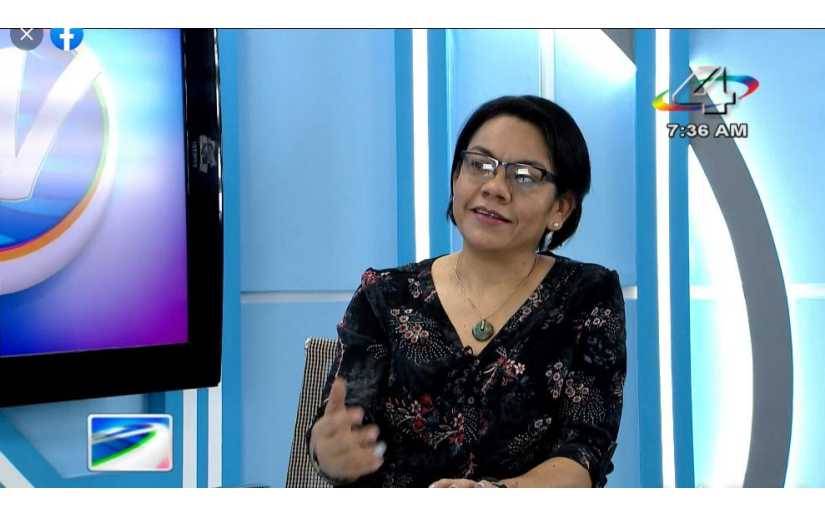 Entrevista a la Compañera Loyda Barreda en la Revista en Vivo, Canal 4