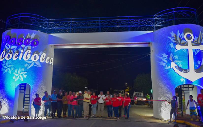 Inauguran Paseo Cocibolca en San Jorge