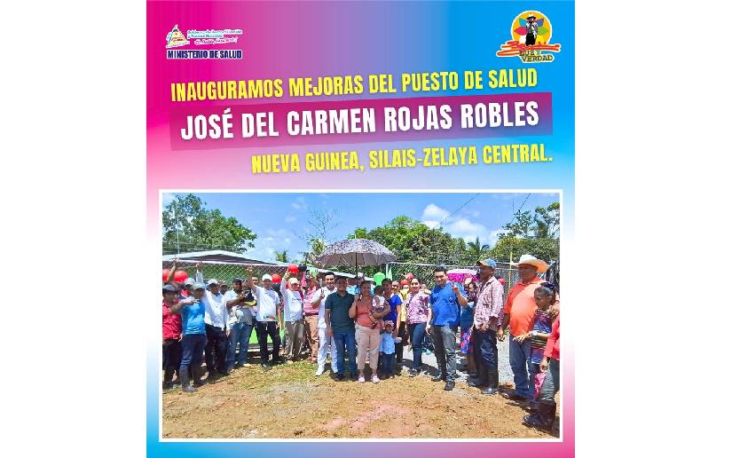 Entregan mejoras del Puesto de Salud, José del Carmen Rojas Robles en ...