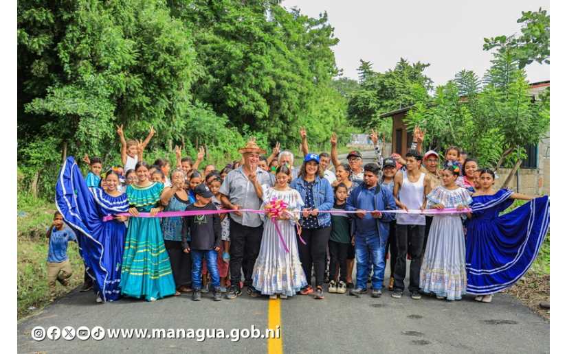 Alcaldía de Managua mejora la infraestructura vial en el Distrito Seis