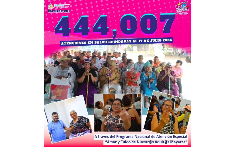 Programa “Amor y Cuido de Nuestros Adultos Mayores” ha brindado más de ...