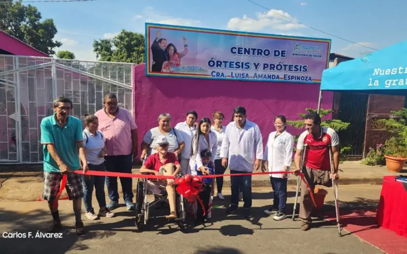Familias de Managua inauguran centro de órtesis y prótesis