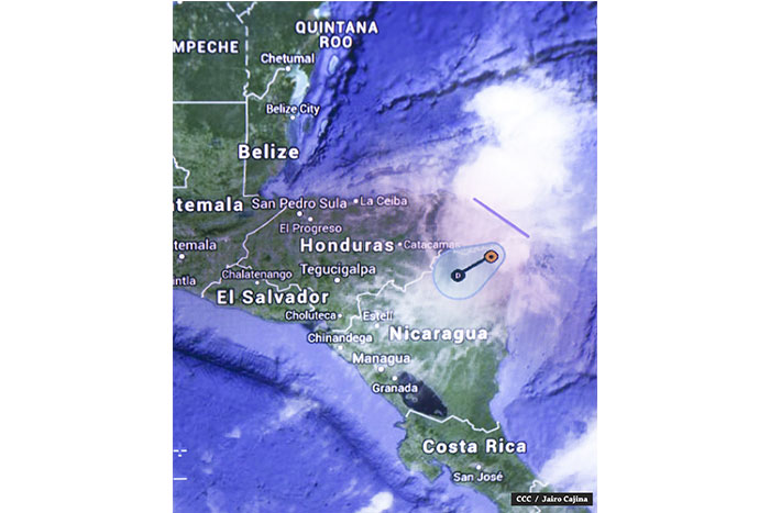 Municipios de la RACCN registran llovizna moderada en las últimas horas