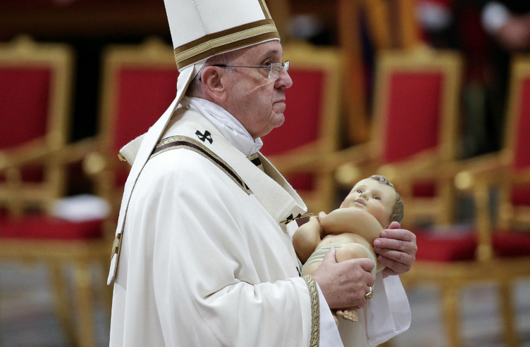 El papa Francisco celebró Misa de Gallo