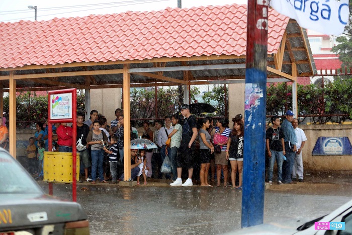 Nuevas paradas de buses protegen de la lluvia a capitalinos