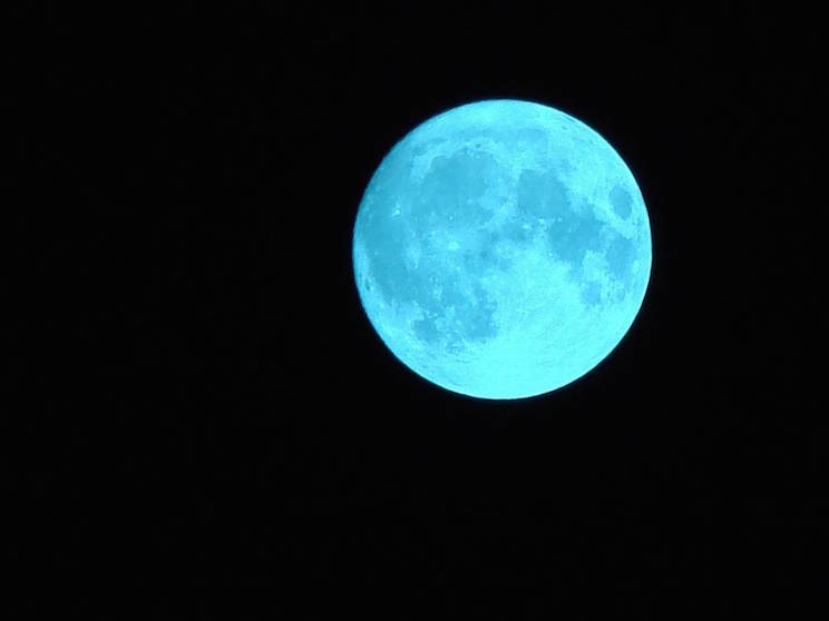 Luna azul: el fenómeno de una segunda luna llena en un mes