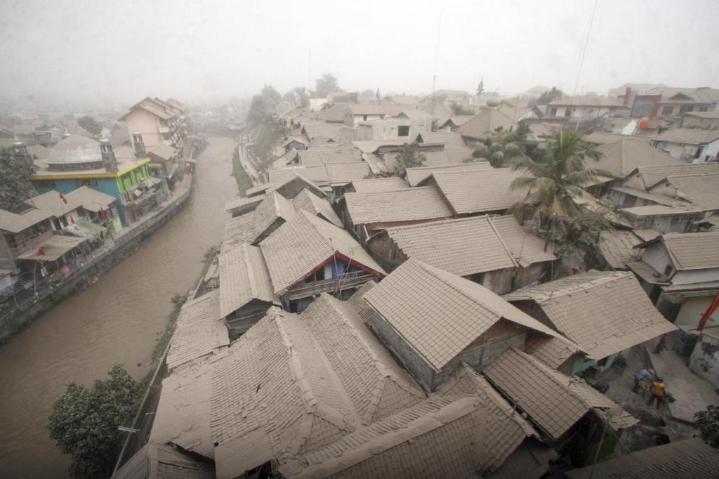 Erupción del Monte Kleud en Indonesia