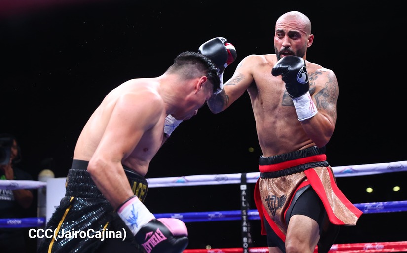 Velada de Boxeo Regreso a Casa en el Polideportivo Alexis Arguello