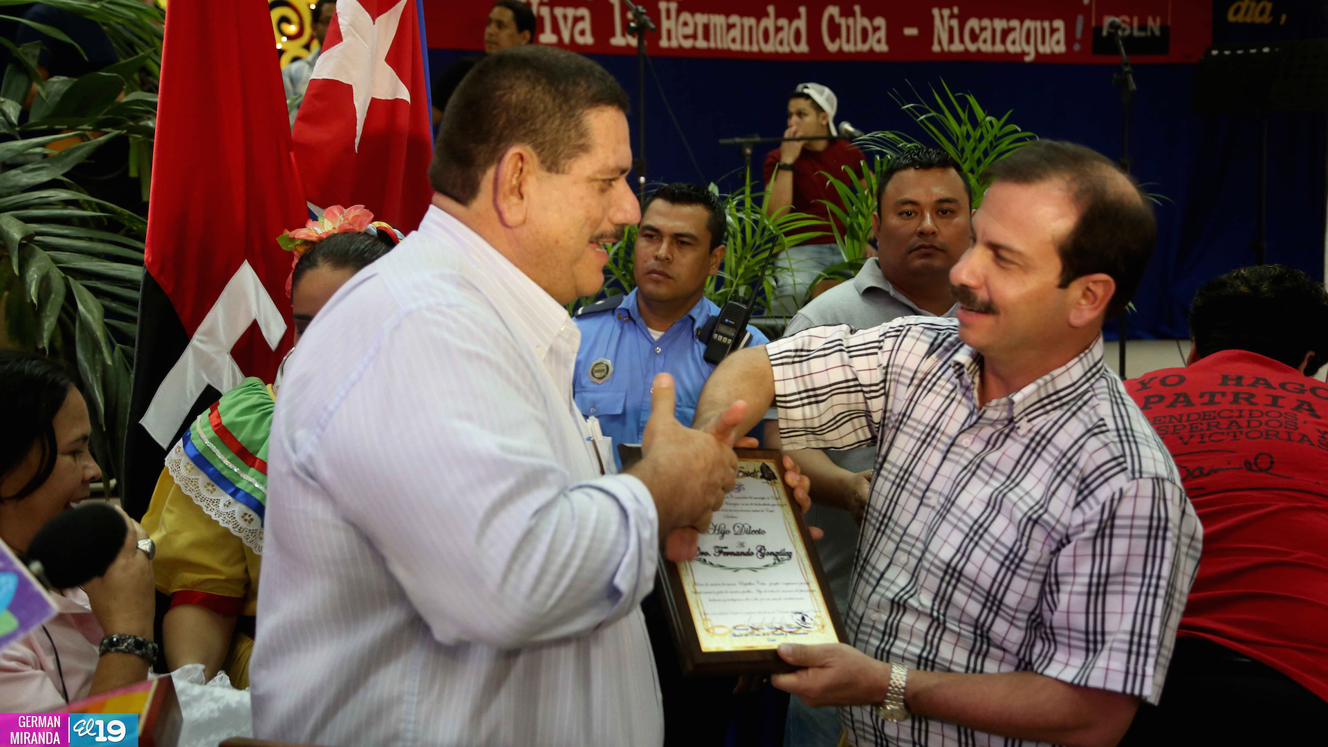 Estelí recibe histórica visita del héroe cubano Fernando González Llort