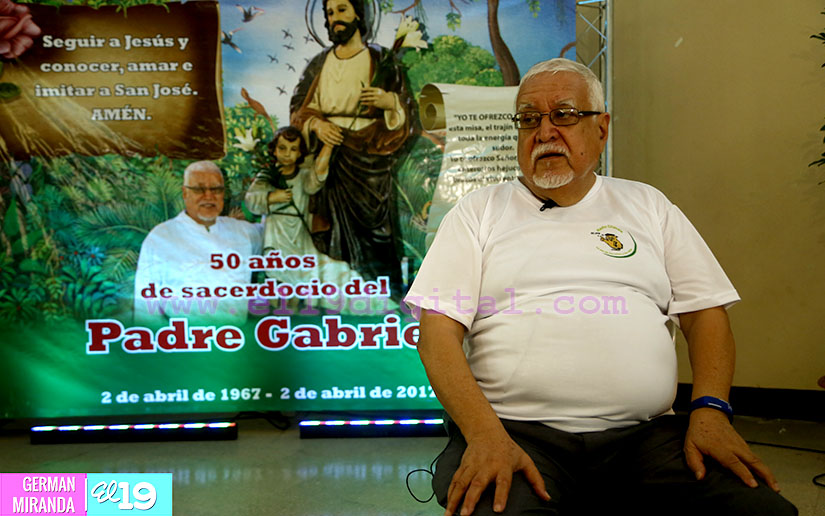 Música, canto y gastronomía nicaragüense en honor al Padre Gabriel
