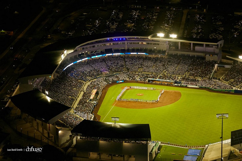 Espectaculares imágenes aéreas del nuevo Estadio Nacional de Béisbol
